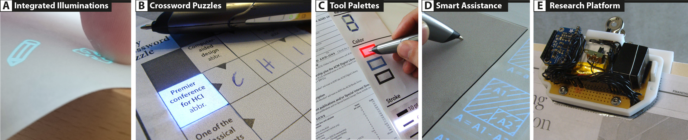 IllumiPaper: Illuminated Interactive Paper | Interactive Media Lab Dresden